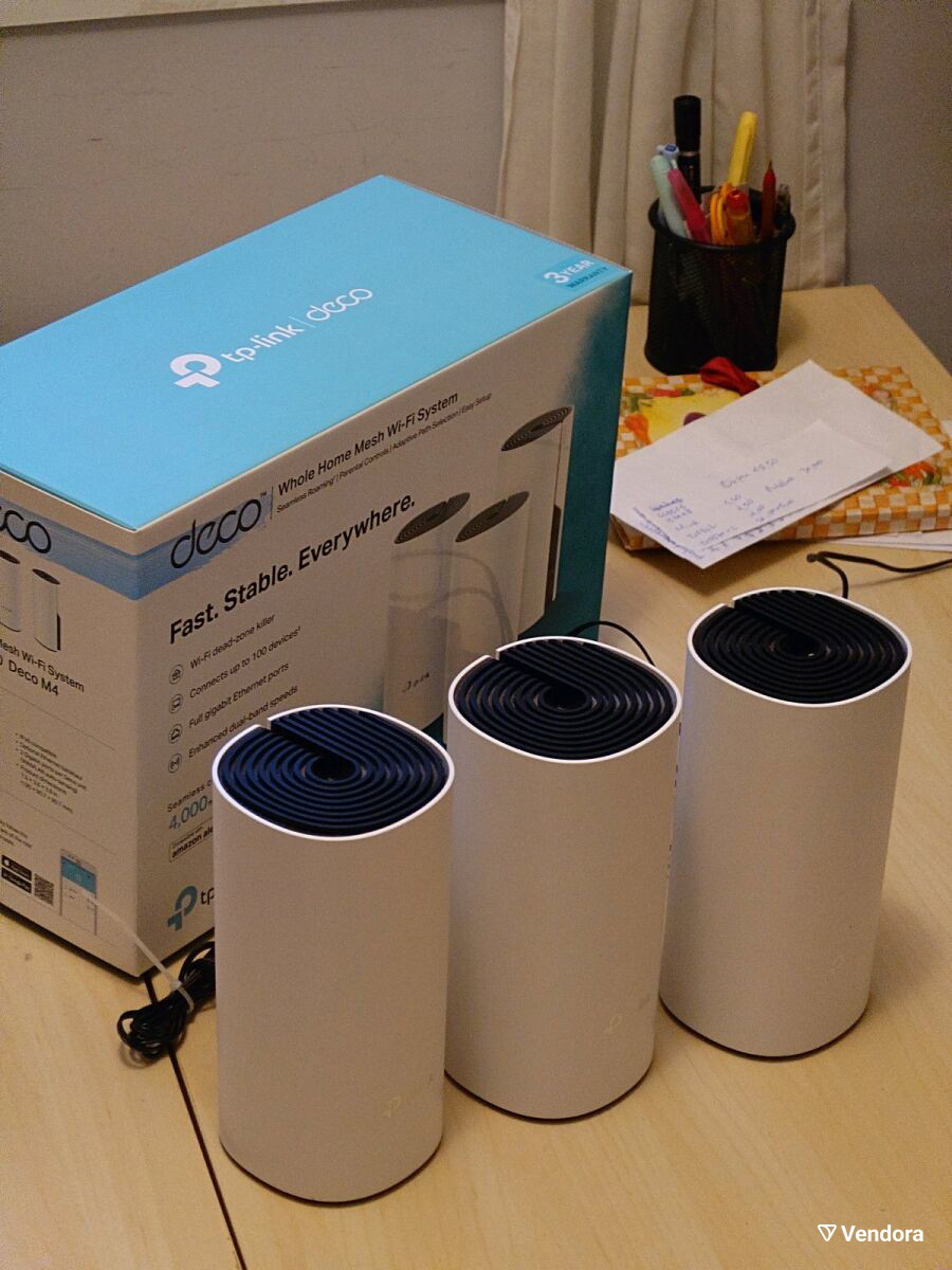 TP Link Deco M4 AC 1200 τριπλό κιτ σαν… - € 80,00 - Vendora.gr
