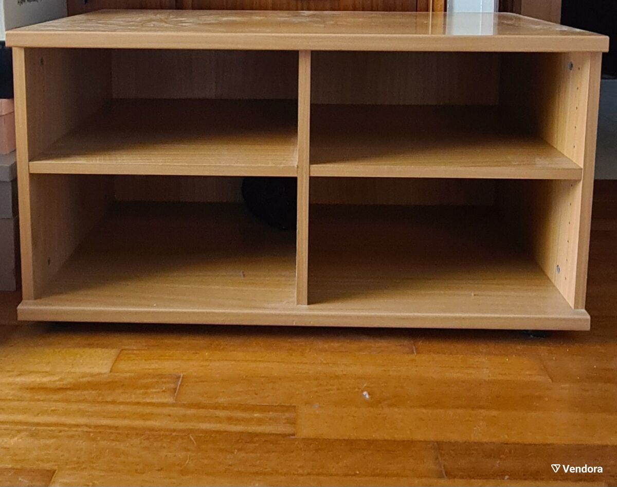 ТВ шкаф Neoset употребяван с 4 рафта - € 35,00 - Vendora.bg