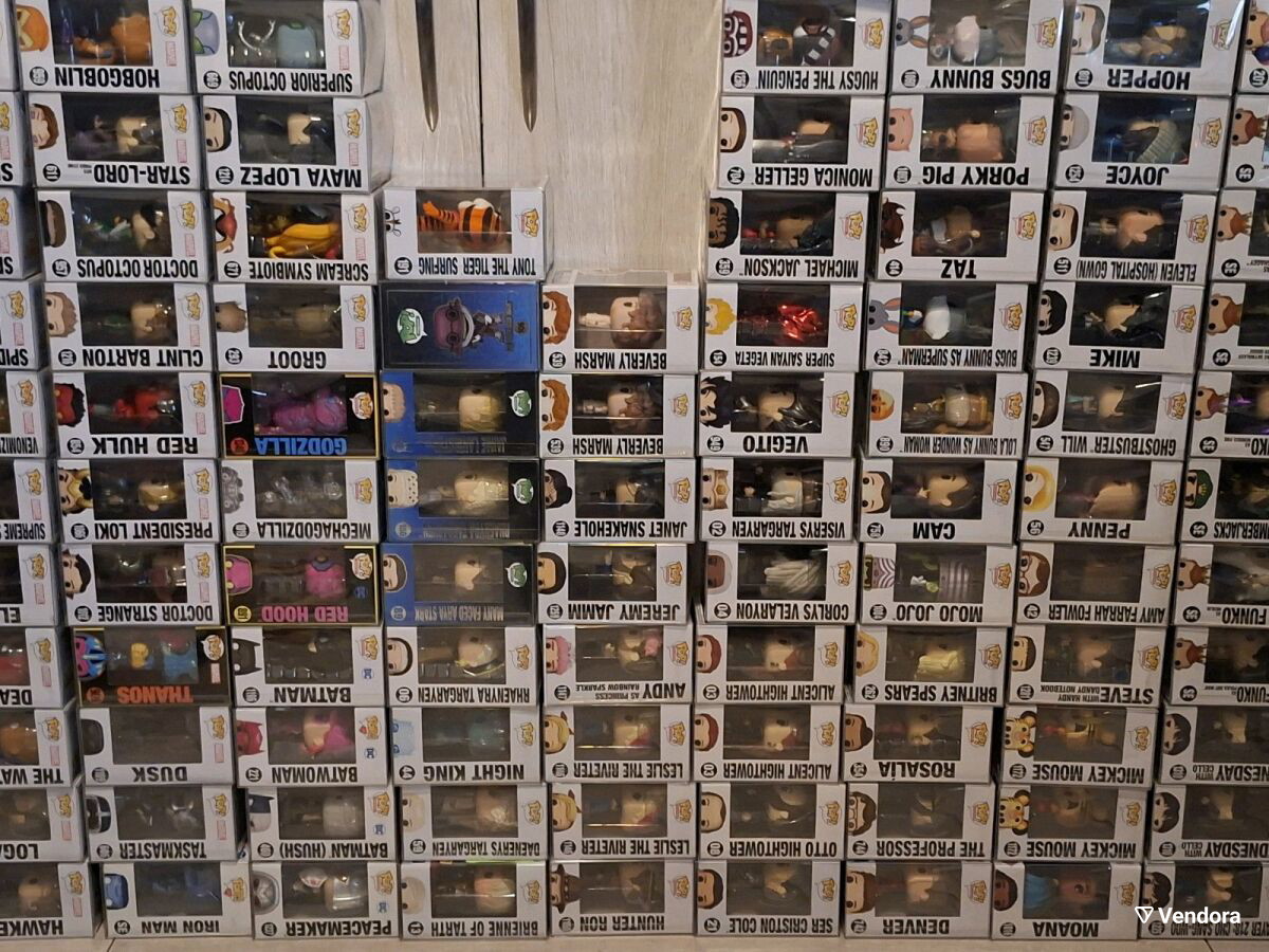 Funko Pops Sellection(ΤΙΜΕΣ ΣΤΗΝ… - € 3.000,00 - Vendora.gr
