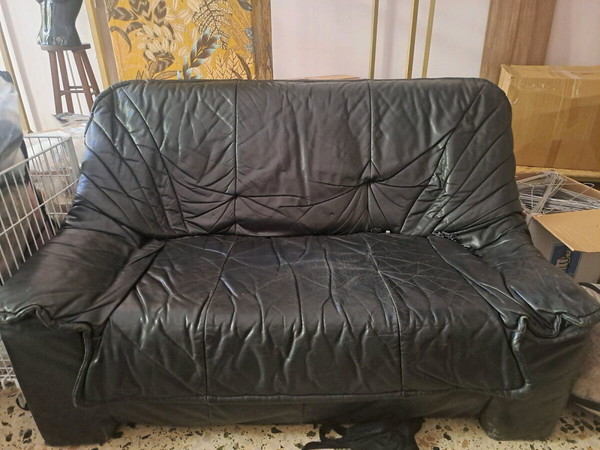 Δερματινος διθέσιος καναπές - € 170,00 - Vendora