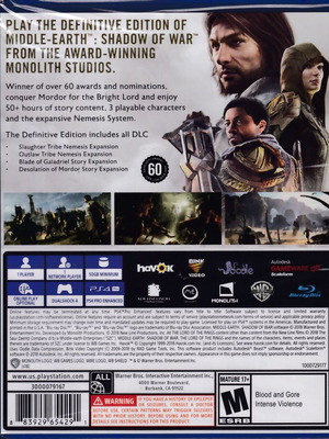 Middle-Earth Shadow of War Definitive… - € 19,00 - Vendora.gr