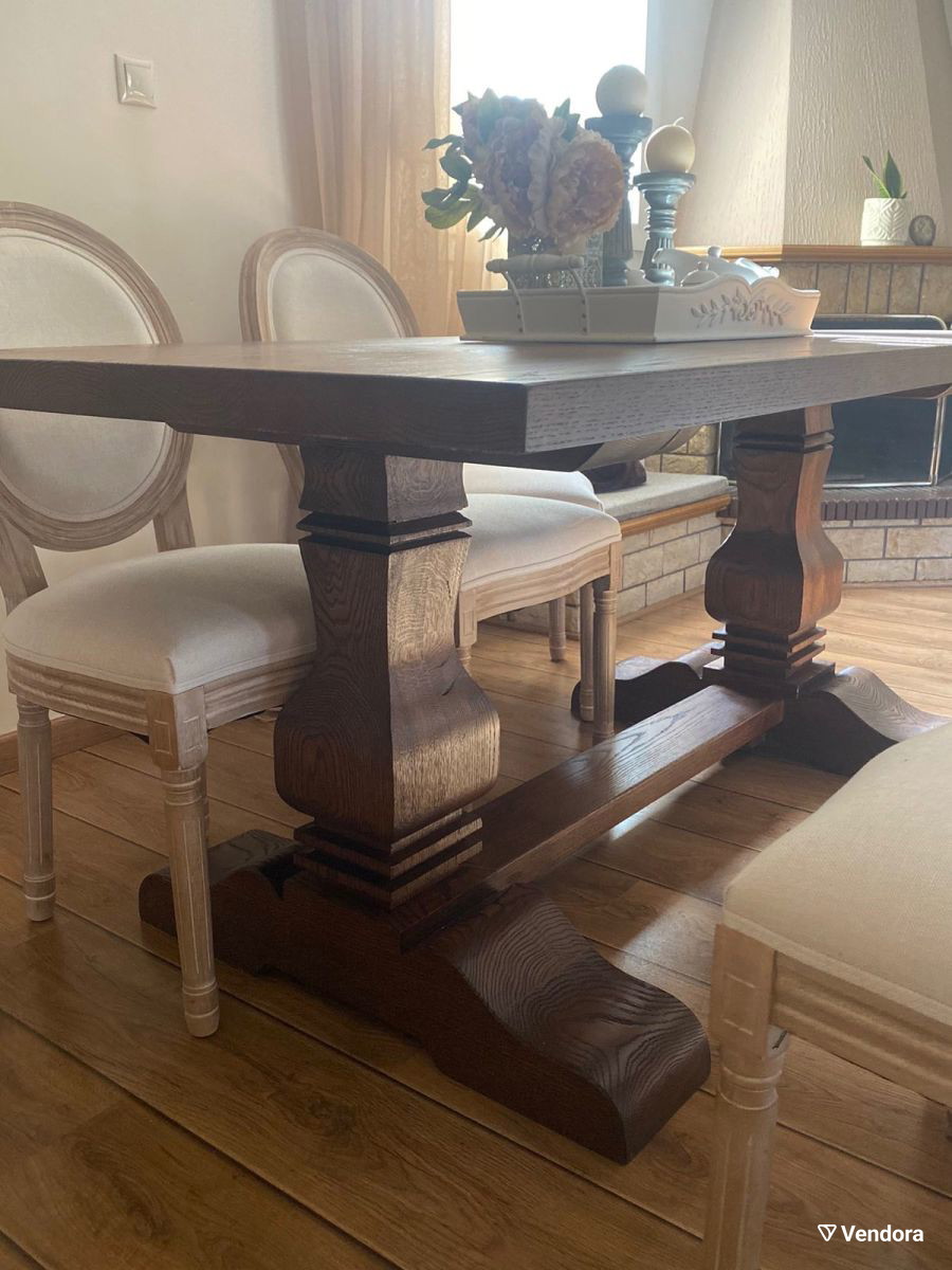 Τραπέζι μοναστηριακού τύπου με πόδι… - € 800,00 - Vendora.gr
