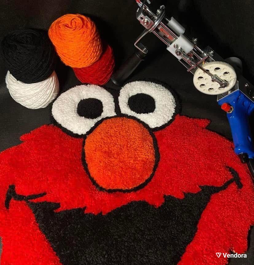 Χειροποίητο χαλί Elmo καινούργιο - € 40,00 - Vendora.gr