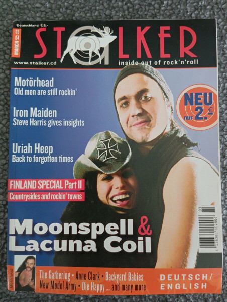 Stalker #3 Περιοδικό Moonspell Lacuna Coil… - € 6,00 - Vendora