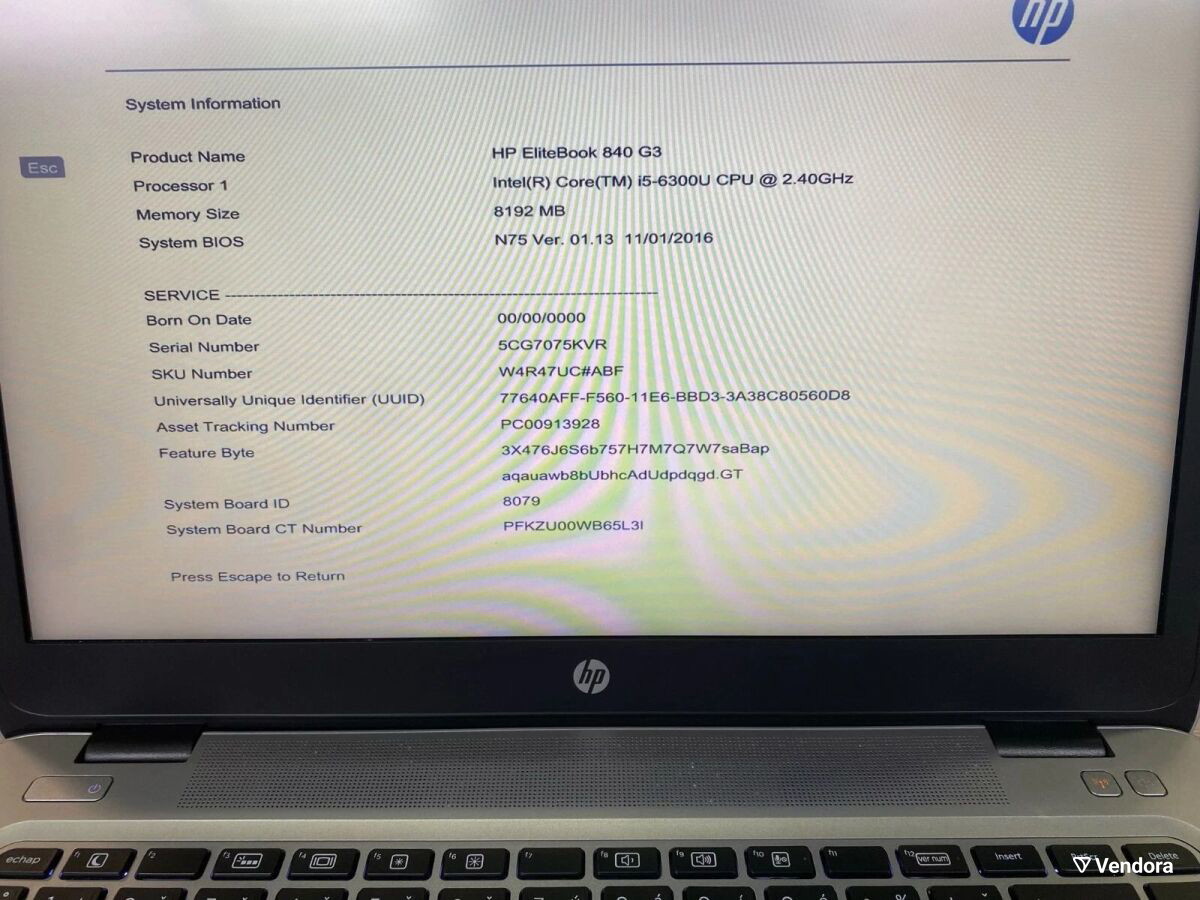 HP EliteBook 840 G3, i5-6300U, 8GB RAM,… - € 130,00 - Vendora.gr