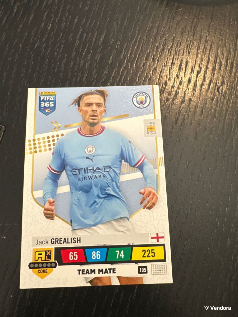Карта Jack Grealish FIFA Adrenalyn 365… - € 0,50 - Vendora.bg