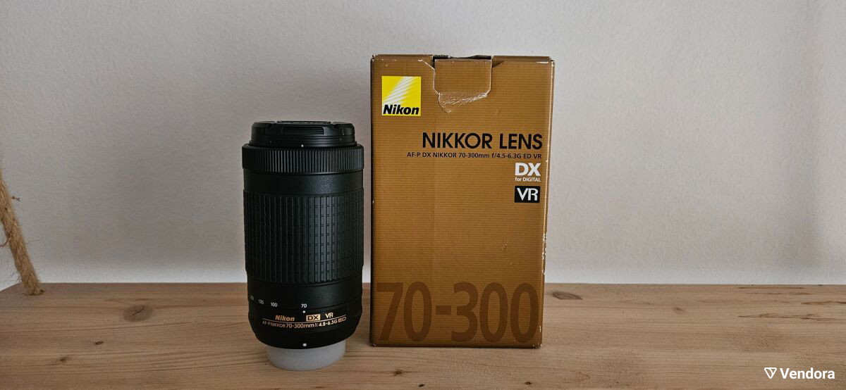 Φακός Nikon AF-P DX 70-300mm f/4.5-6.3G… - € 400,00 - Vendora.gr