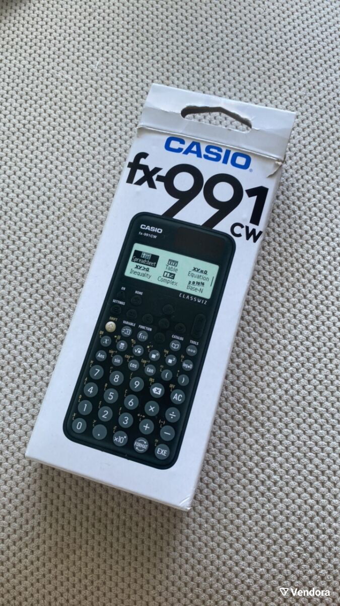 Casio fx-991cw αχρησιμοποίητο, σε άριστη… - € 35,00 - Vendora.gr