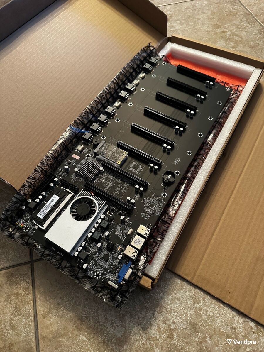 Mining motherboard CPU σετ 8 GPU με… - € 129,00 - Vendora.gr