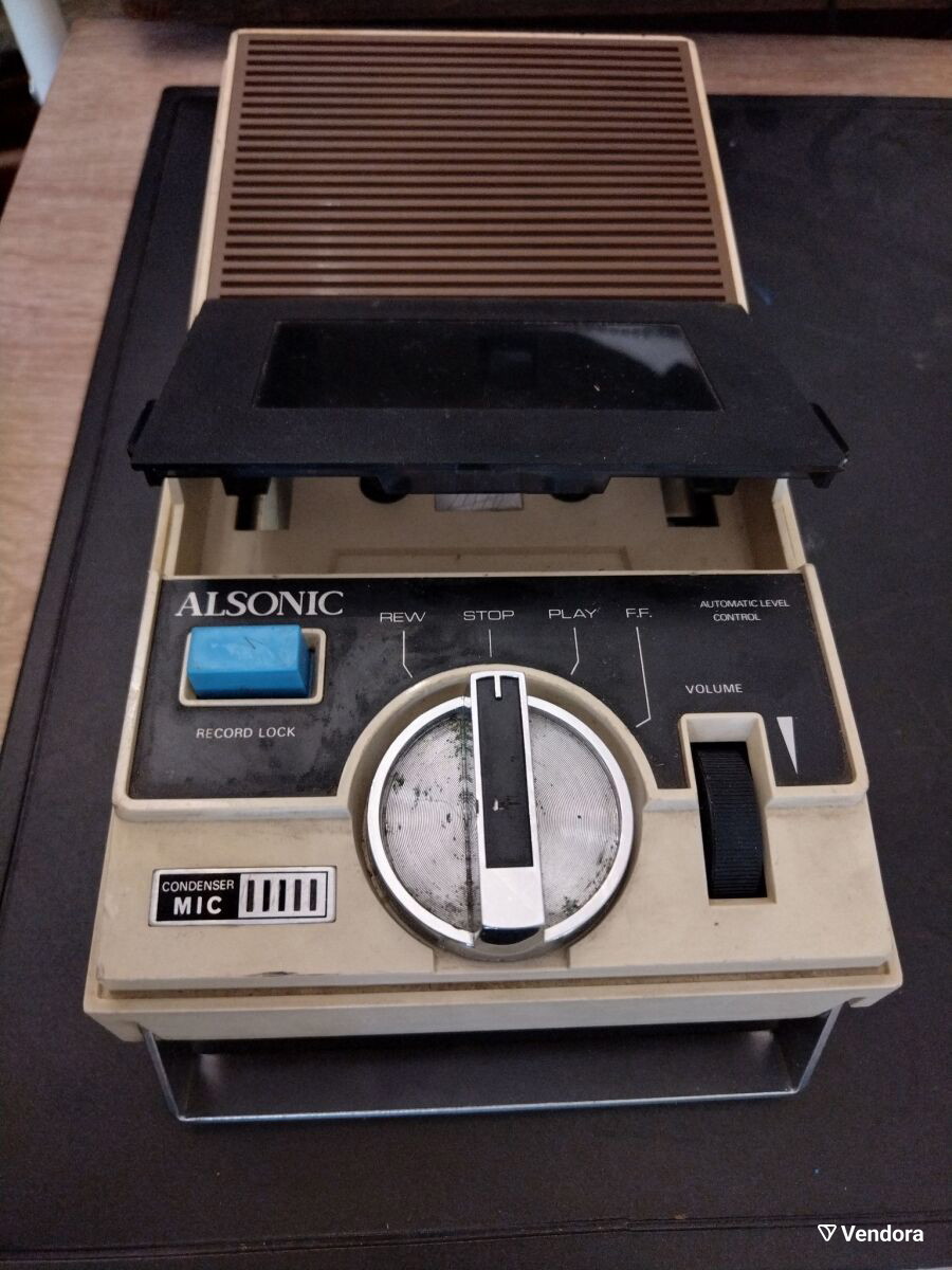Ηχογραφικό κασετόφωνο Alsonic αντίκα… - € 15,00 - Vendora.gr