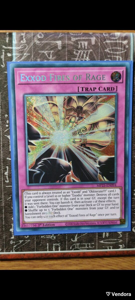 Exxod Fires Of Rage κάρτα Yu-Gi-Oh! σαν… - € 3,00 - Vendora.gr