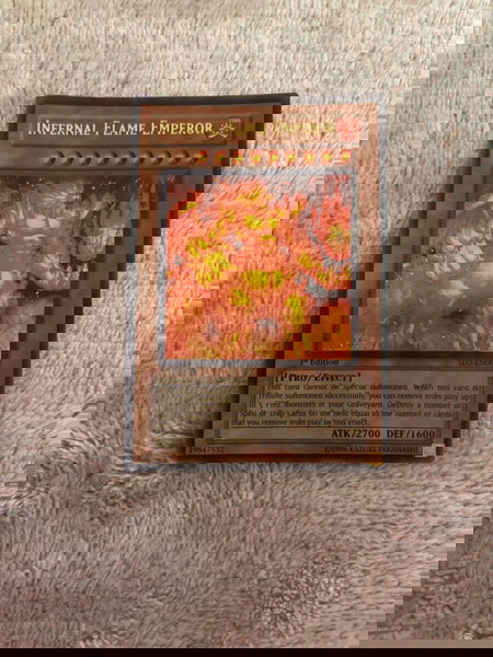 Κάρτα Yu Gi Oh Infernal Flame Emperor gold… - € 20,00 - Vendora