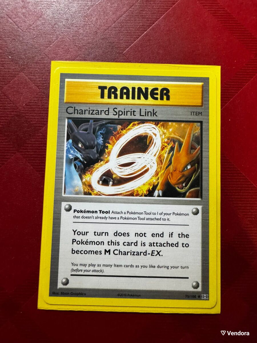 Charizard Spirit Link κάρτα Pokémon… - € 3,00 - Vendora.gr