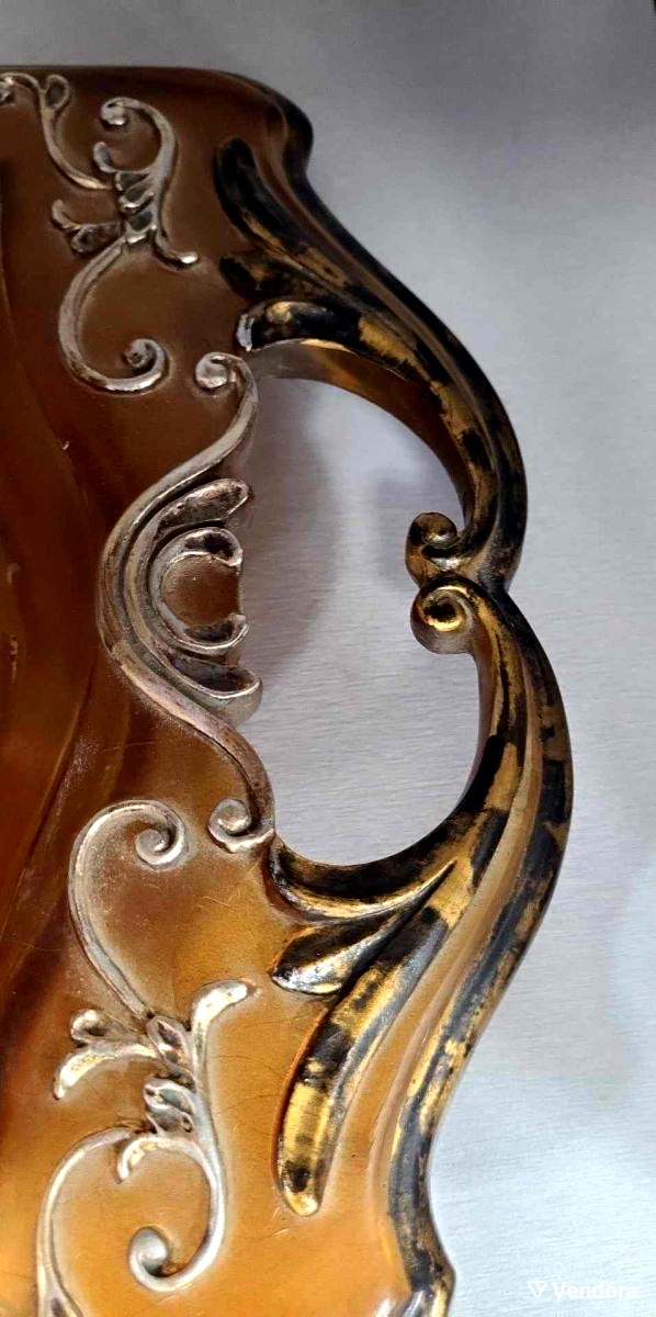 ΔΙΣΚΟΣ ΑΝΤΙΚΑ ΔΙΑΚΟΣΜΗΤΙΚΟΣ ΜΕ ΣΧΈΔΙΑ VINTAGE - € 38,00 - Vendora
