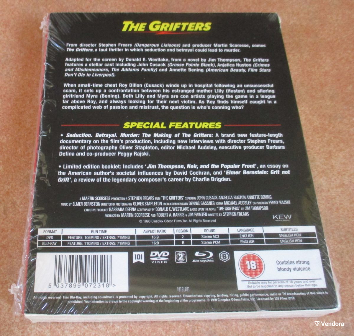 The Grifters (1990) Stephen Frears - 101… - € 28,00 - Vendora.gr