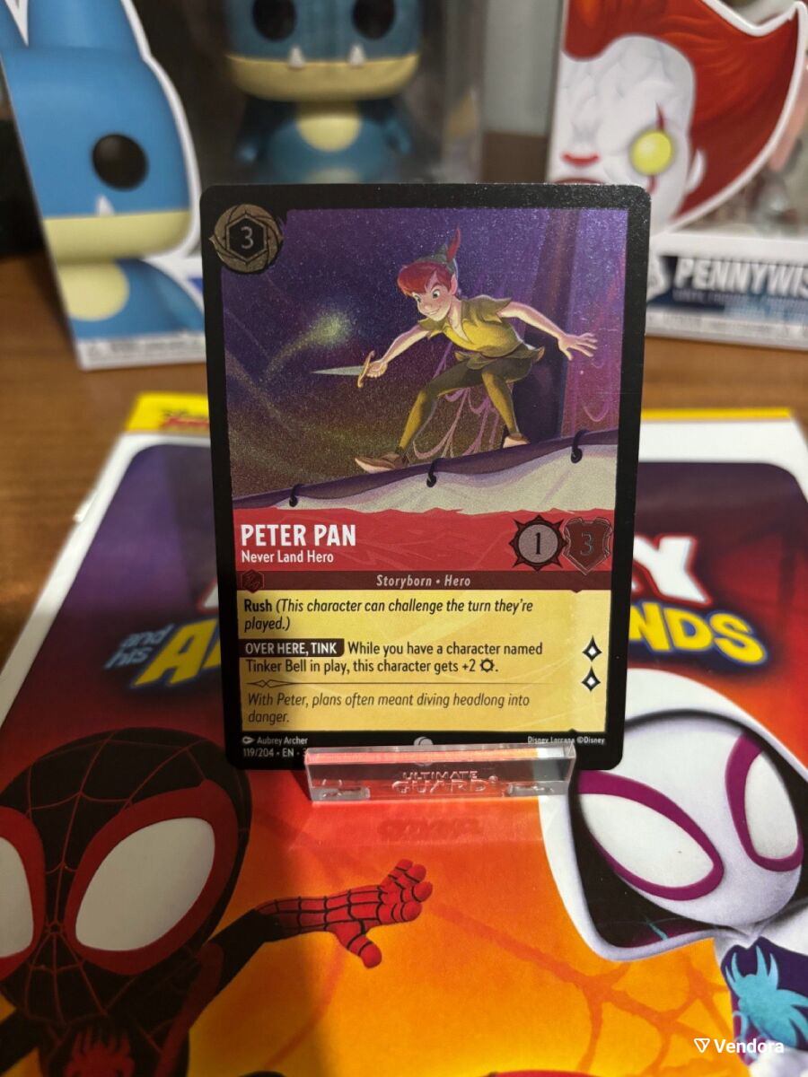Peter Pan Lorcana Disney tcg карта… - € 2,50 - Vendora.bg