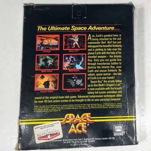 Amiga Space Ace Big Box употребявана… - € 40,00 - Vendora.bg
