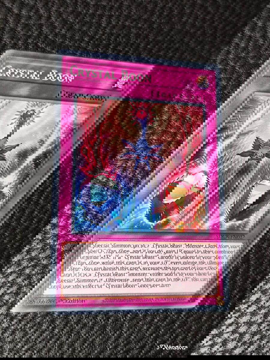 Crystal Boon κάρτα Yu-Gi-Oh νέα - € 2,00 - Vendora.gr