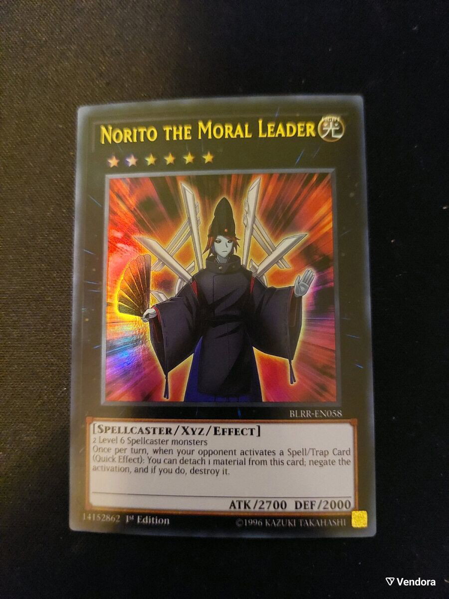 Norito The Moral Leader Yu-Gi-Oh карта… - € 2,00 - Vendora.bg