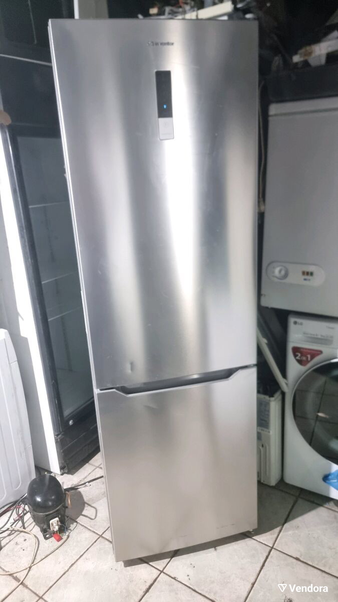 Ψυγείο ινοχ Inventor 60x185 No Frost σε… - € 230,00 - Vendora.gr