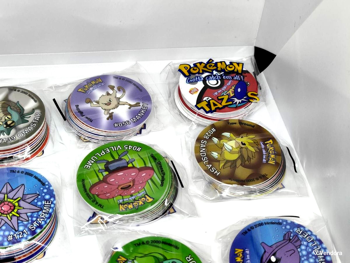 Πληρης Συλλογη Πρωτη Εκδοση Pokemon Tazos -… - € 80,00 - Vendora