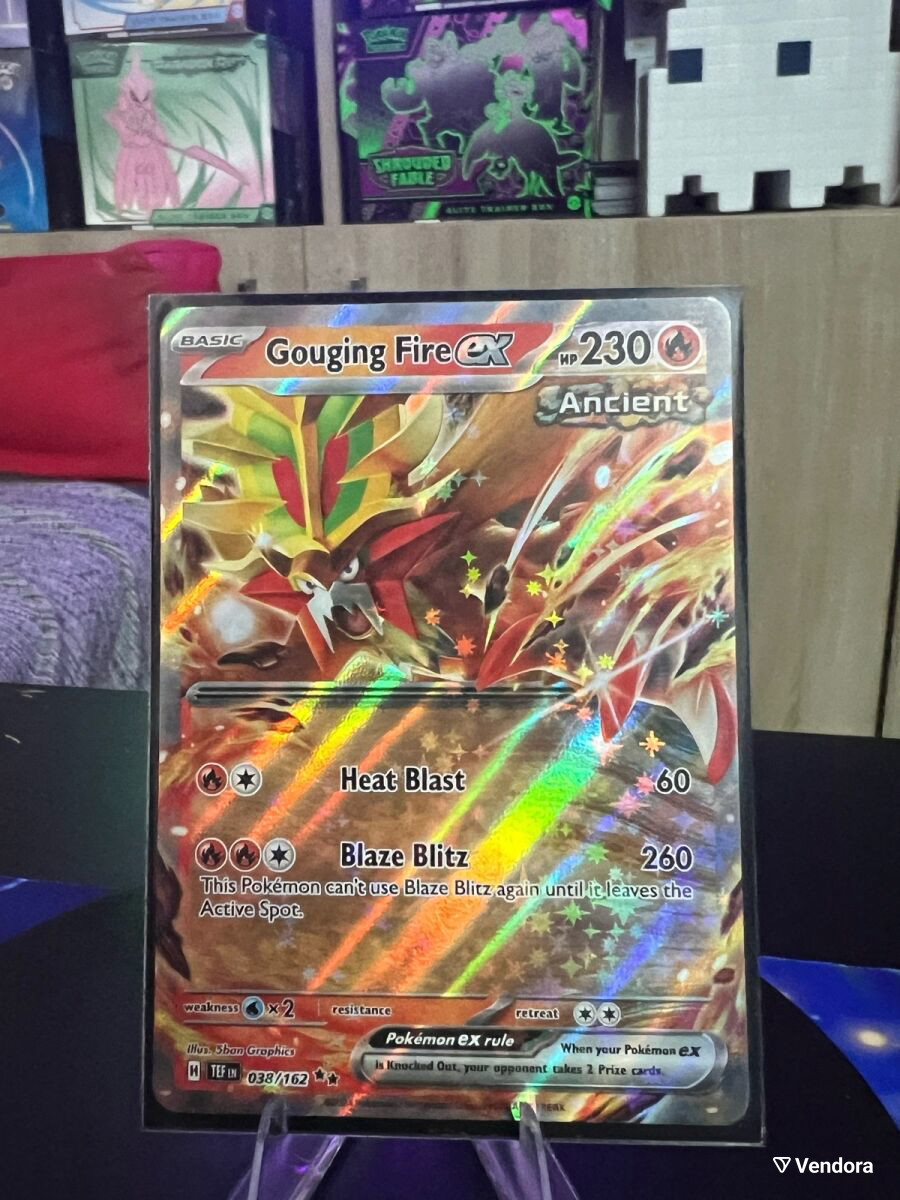 Gouging Fire Ex Pokemon карта като нова… - € 1,80 - Vendora.bg