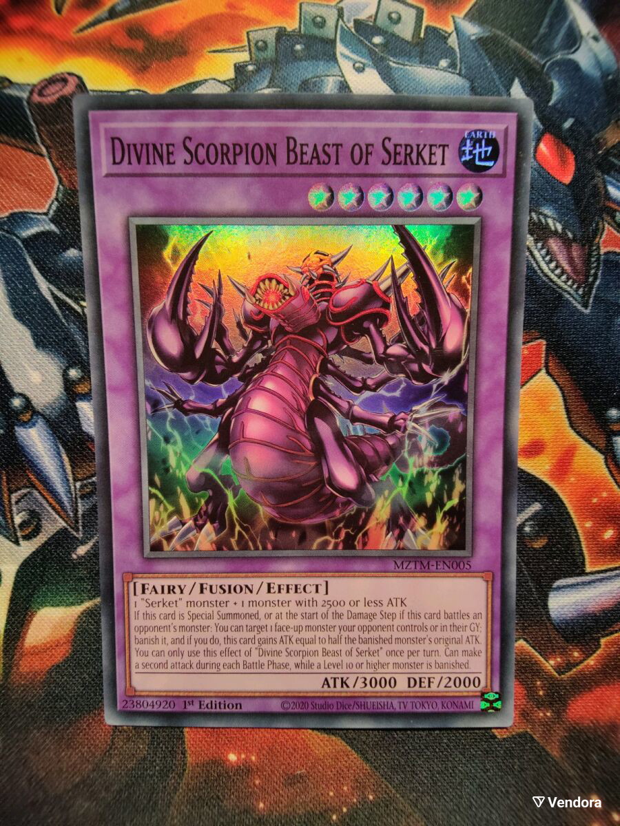 Divine Scorpion Beast of Serket Yu-Gi-Oh… - € 1,10 - Vendora.bg