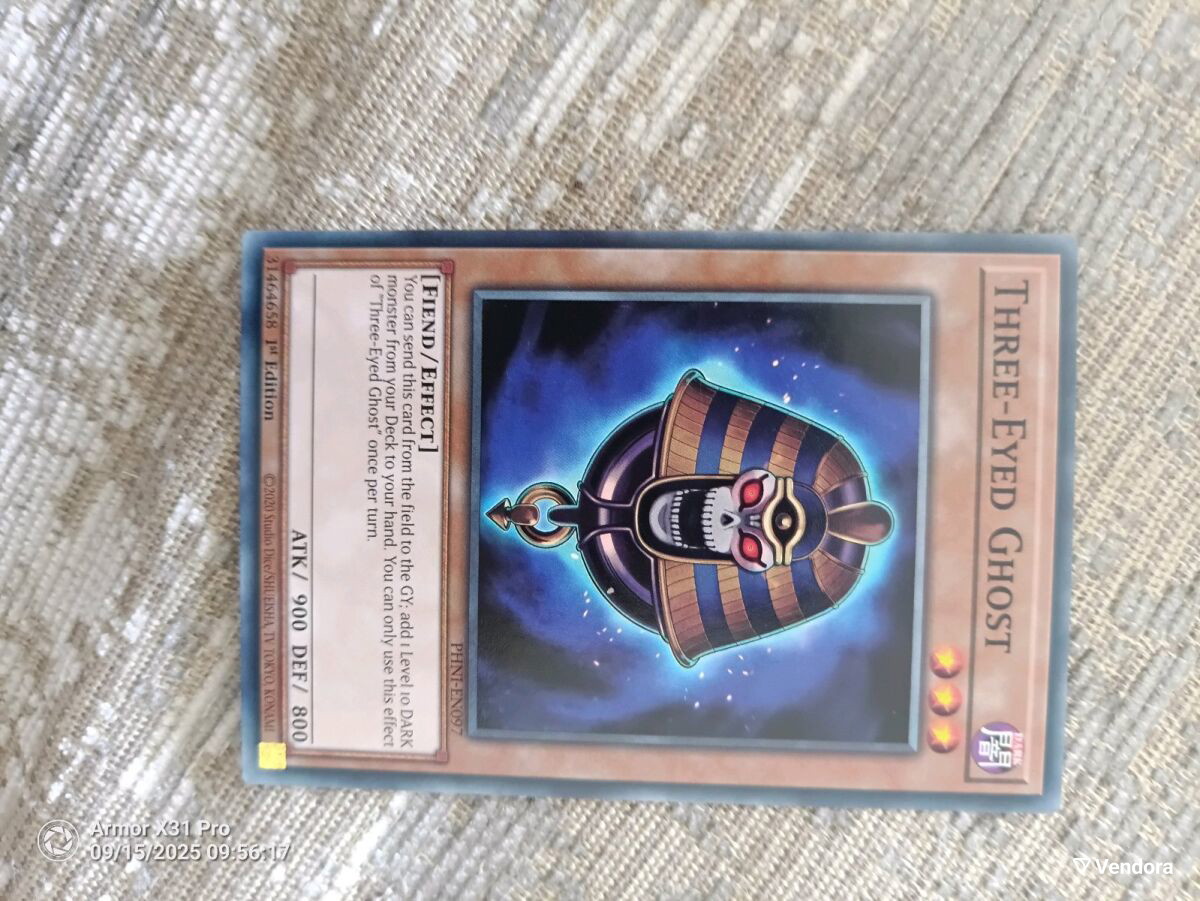 Yu-Gi-Oh Three-Eyed Ghost κάρτα σαν… - € 0,33 - Vendora.gr