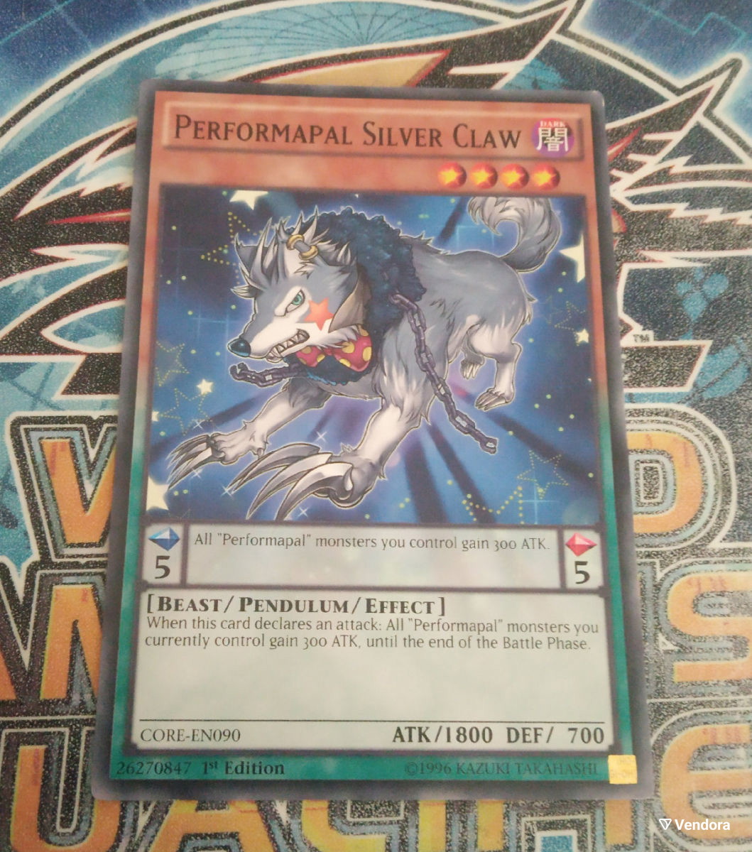 Perfomapal Silver Claw Pendulum used card… - € 0,50 - Vendora.cy