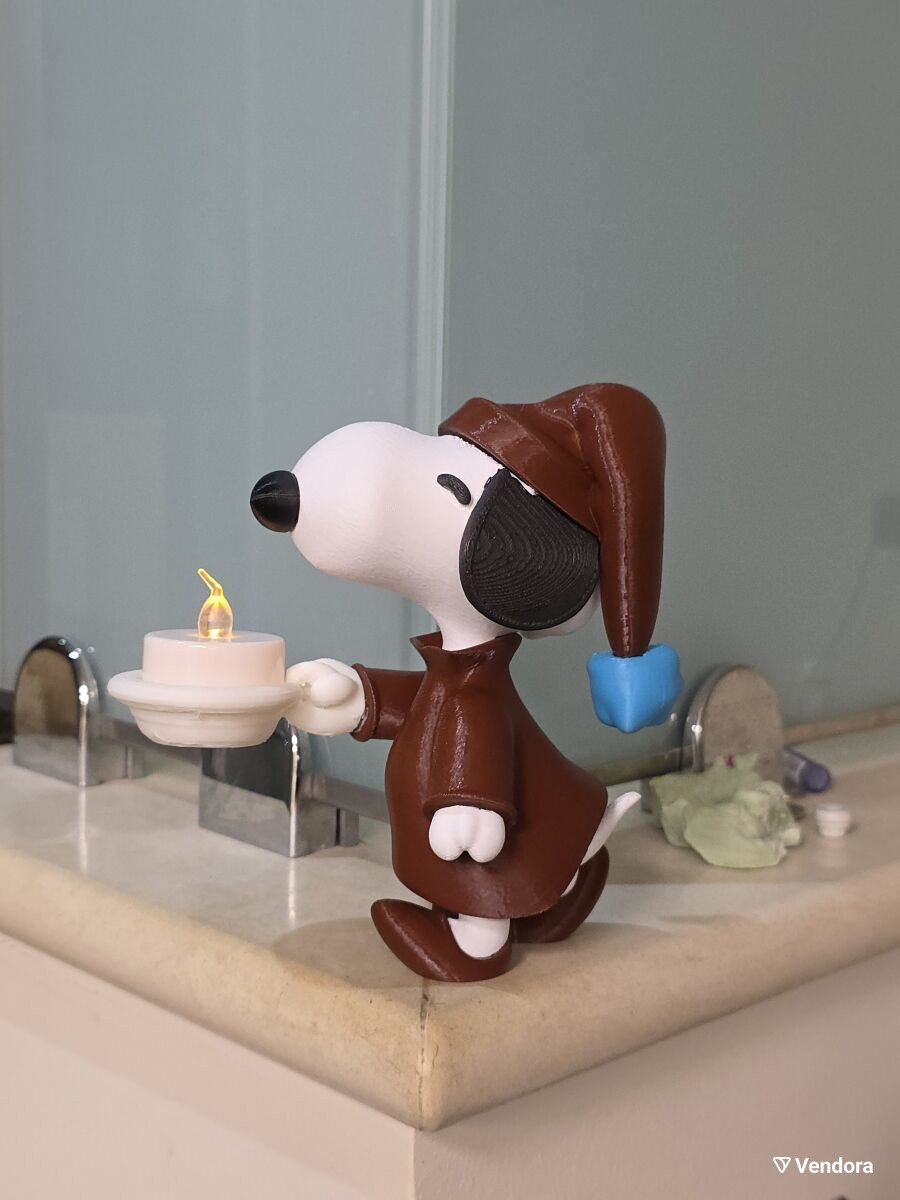 Фигура Snoopy с основа за LED свещ като… - € 18,00 - Vendora.bg