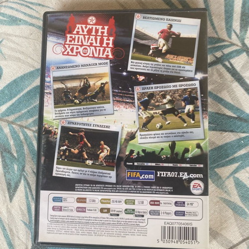 FIFA 07 για PC DVD ROM σαν καινούργιο με… - € 5,00 - Vendora.gr