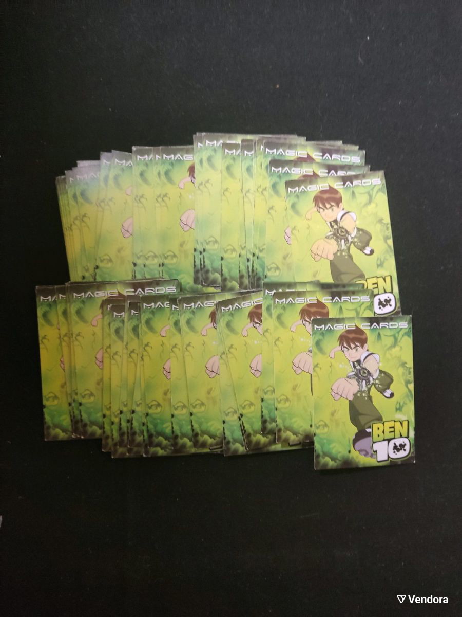 Карти Ben 10 Magic Cards употребявани,… - € 3,00 - Vendora.bg