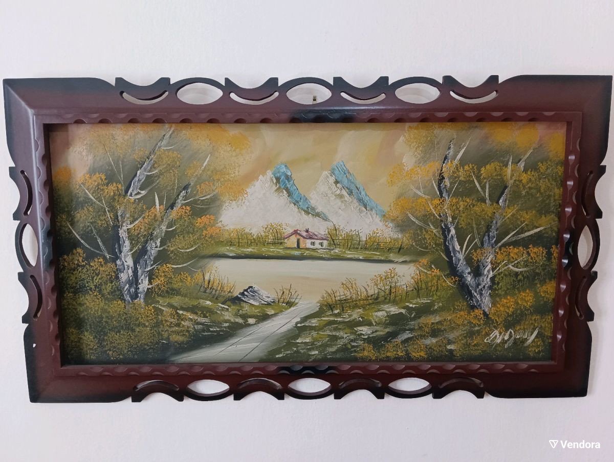 Πίνακας ζωγραφικής με κορνίζα… - € 80,00 - Vendora.gr