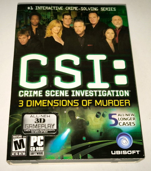 PC - CSI: 3 Dimensions of Murder (Small Box) - € 13,50 - Vendora