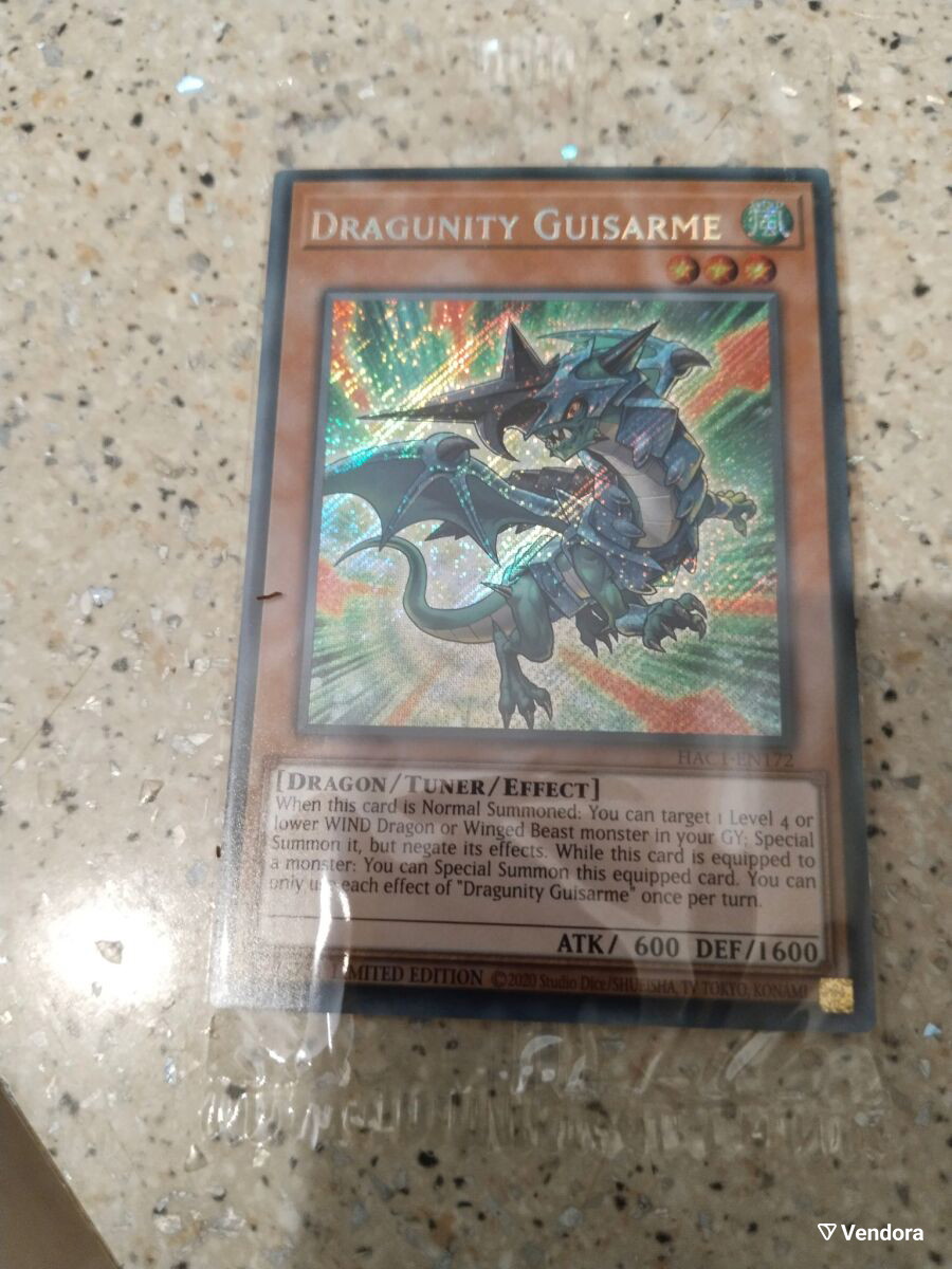 Dragunity Guisarme καινούργιο Yu-Gi-Oh… - € 1,50 - Vendora.gr