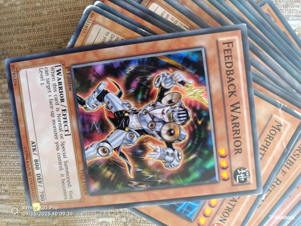 Yu-Gi-Oh Feedback Warrior κάρτα σαν… - € 0,79 - Vendora.gr