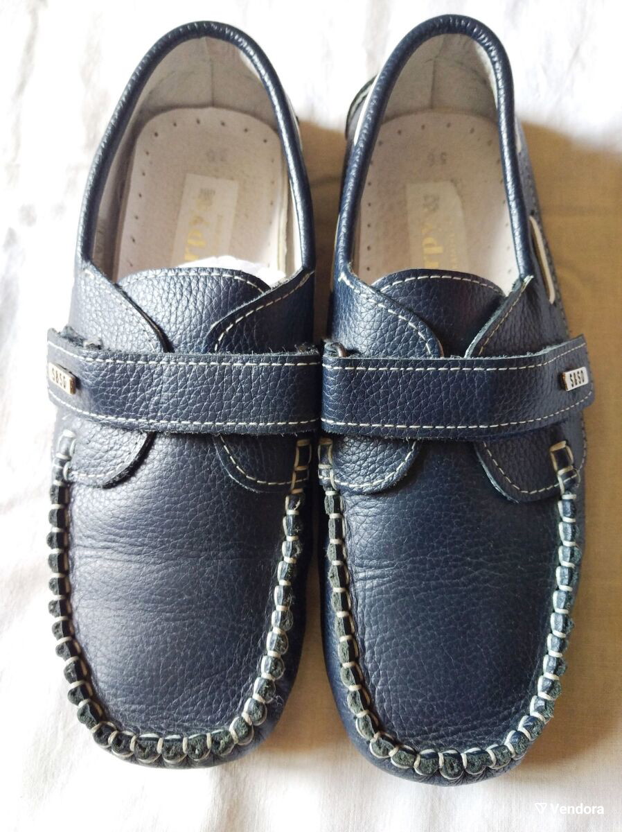 ΠΑΠΟΥΤΣΙΑ ΔΕΡΜΑΤΙΝΑ NAVY, Ν/Ο 36,… - € 20,00 - Vendora.gr