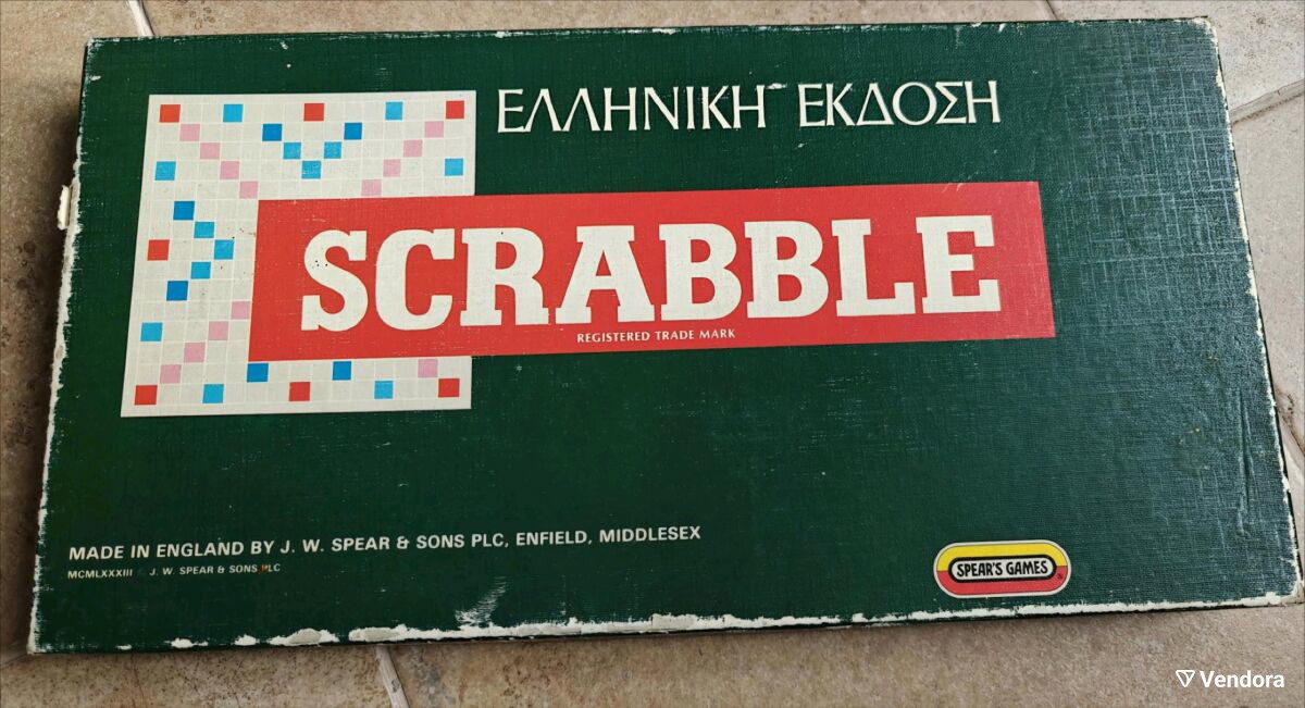 Scrabble ελληνική version μεταχειρισμένο - € 150,00 - Vendora.gr