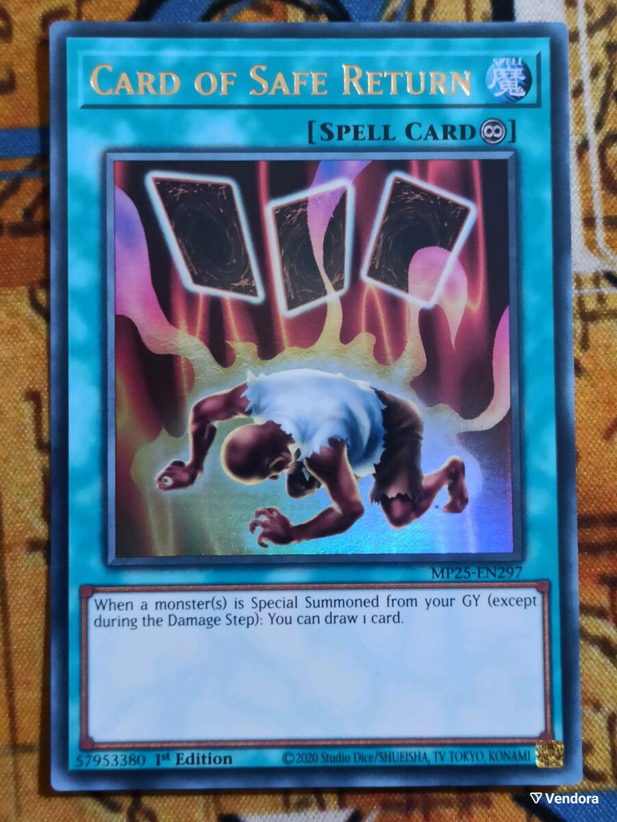 Card Of Safe Return κάρτα Yu-Gi-Oh! σαν… - € 1,50 - Vendora.gr