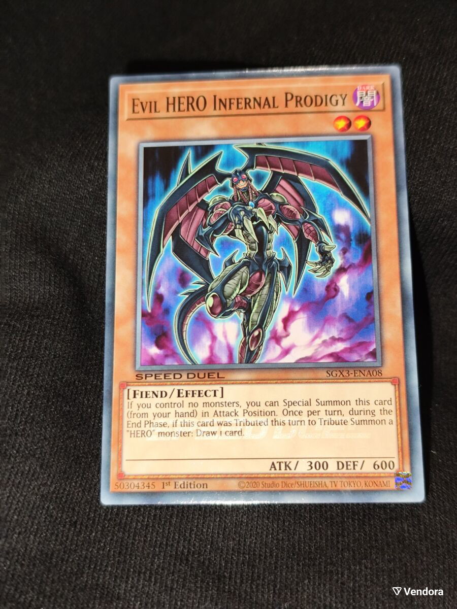 Evil Hero Infernal Prodigy Yu-Gi-Oh κάρτα… - € 2,00 - Vendora.gr