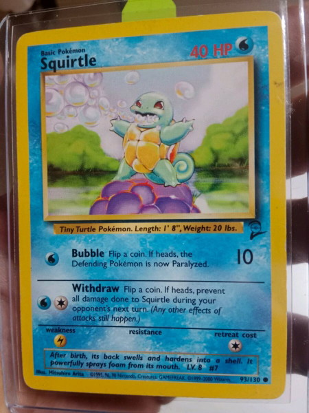 Κάρτα Pokemon - Squirtle - Base set - € 2,50 - Vendora