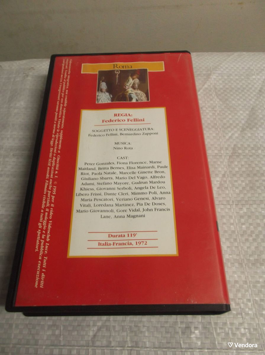 ΠΩΛΕΙΤΑΙ Βιντεοκασετα VHS ΡΟΜΑ ΡΩΜΗ του… - € 8,00 - Vendora