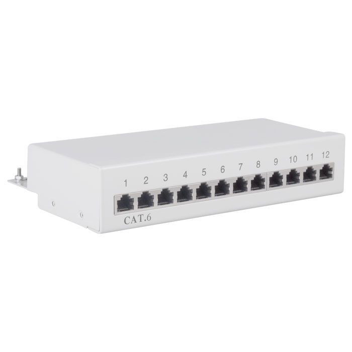 Patch panel κατηγορίας CAT 6 STP 12… - € 42,90 - Vendora.gr