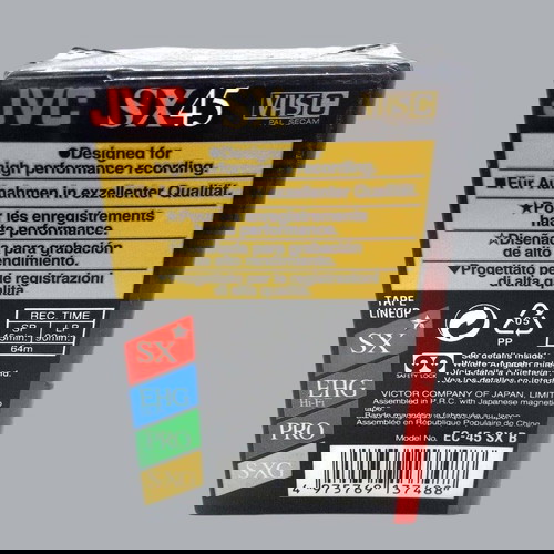 Κασέτα βίντεο JVC SX45 VHS C PAL SECAM… - € 7,00 - Vendora.gr