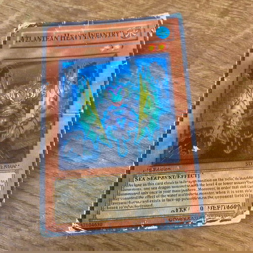 Yu-Gi-Oh Card Atlantean Heavy Infantry… - € 0,10 - Vendora.gr