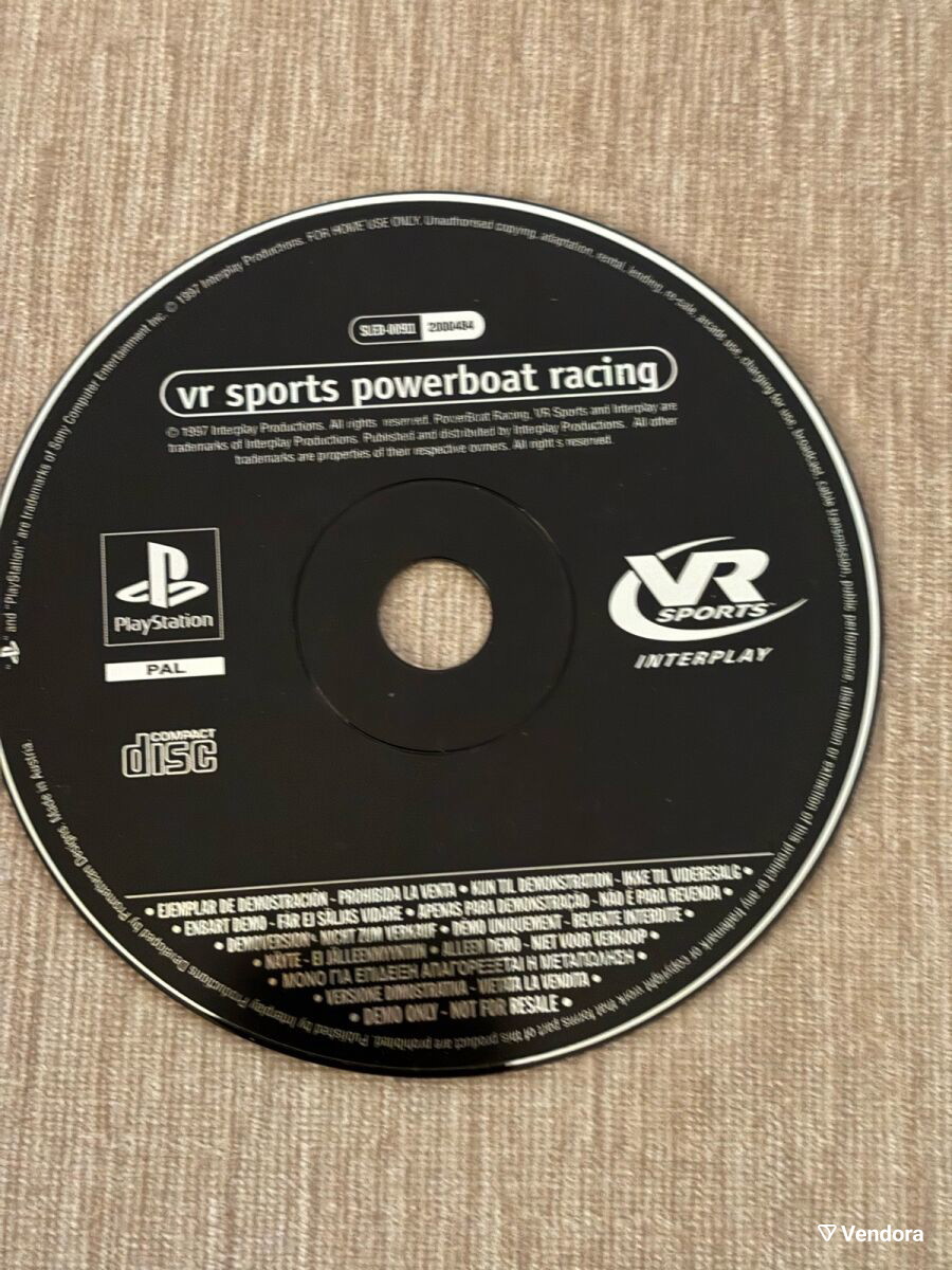 VR Sports Powerboat Racing PlayStation 1… - € 9,99 - Vendora.gr