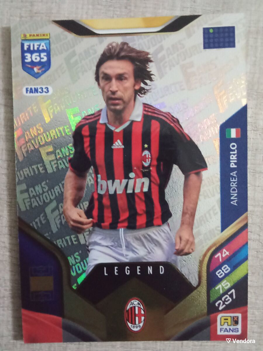 Andrea Pirlo Legend FAN33 2025-26 Panini… - € 0,99 - Vendora.gr