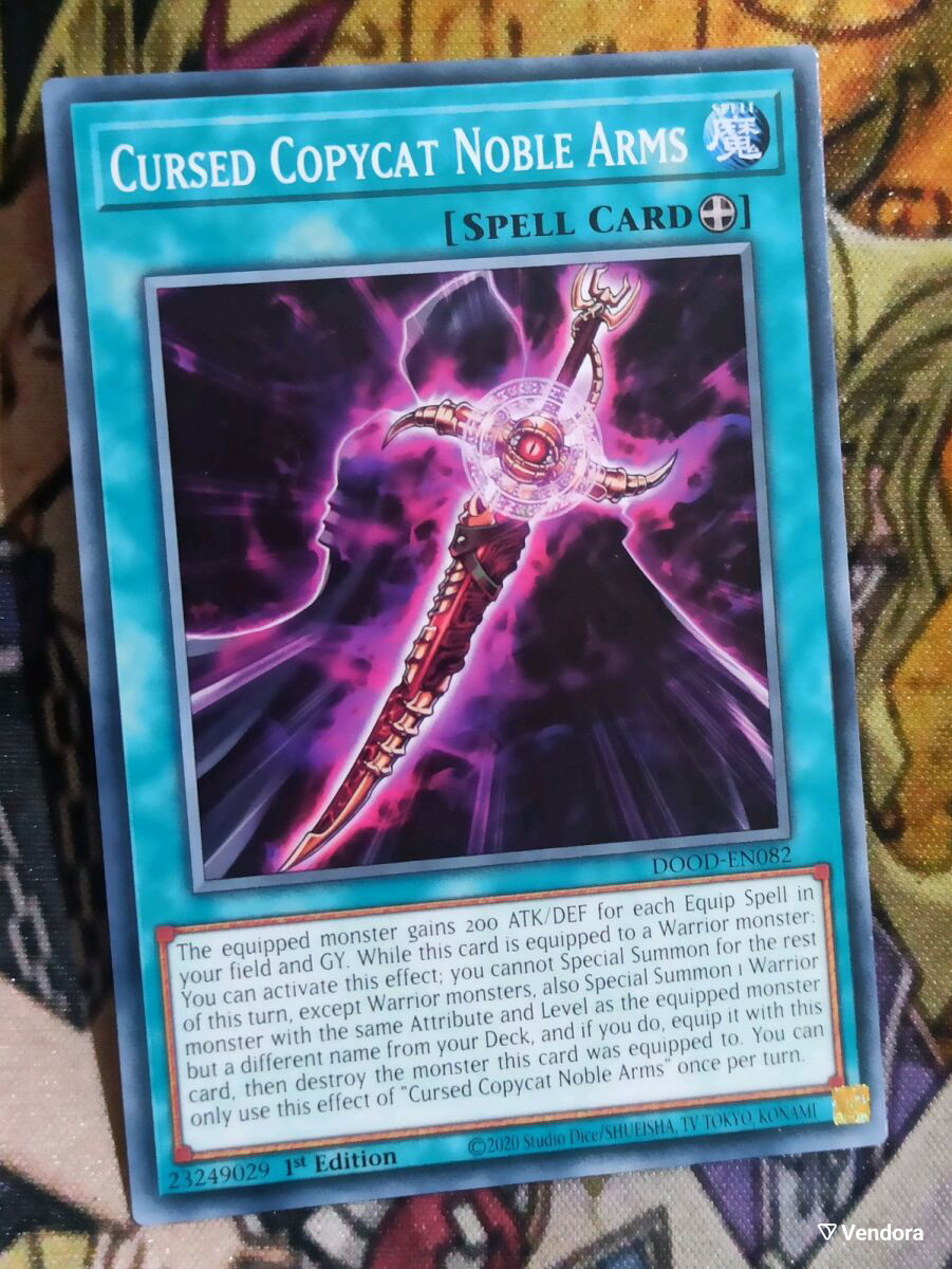 Cursed Copycat Noble Arms Equip. Spell… - € 0,25 - Vendora.gr