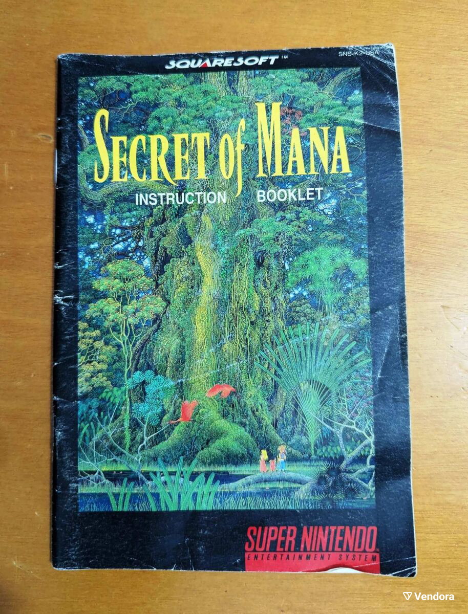 SNES Secret of Mana Instruction booklet… - € 30,00 - Vendora.gr