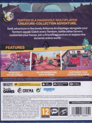 PlayStation 5 Temtem καινούργιο… - € 15,00 - Vendora.gr